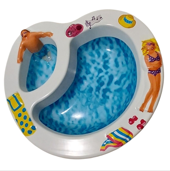 Ullman | Dining | Vintage Alice Marcel Plastic Swimming Pool Chip Dip ...
